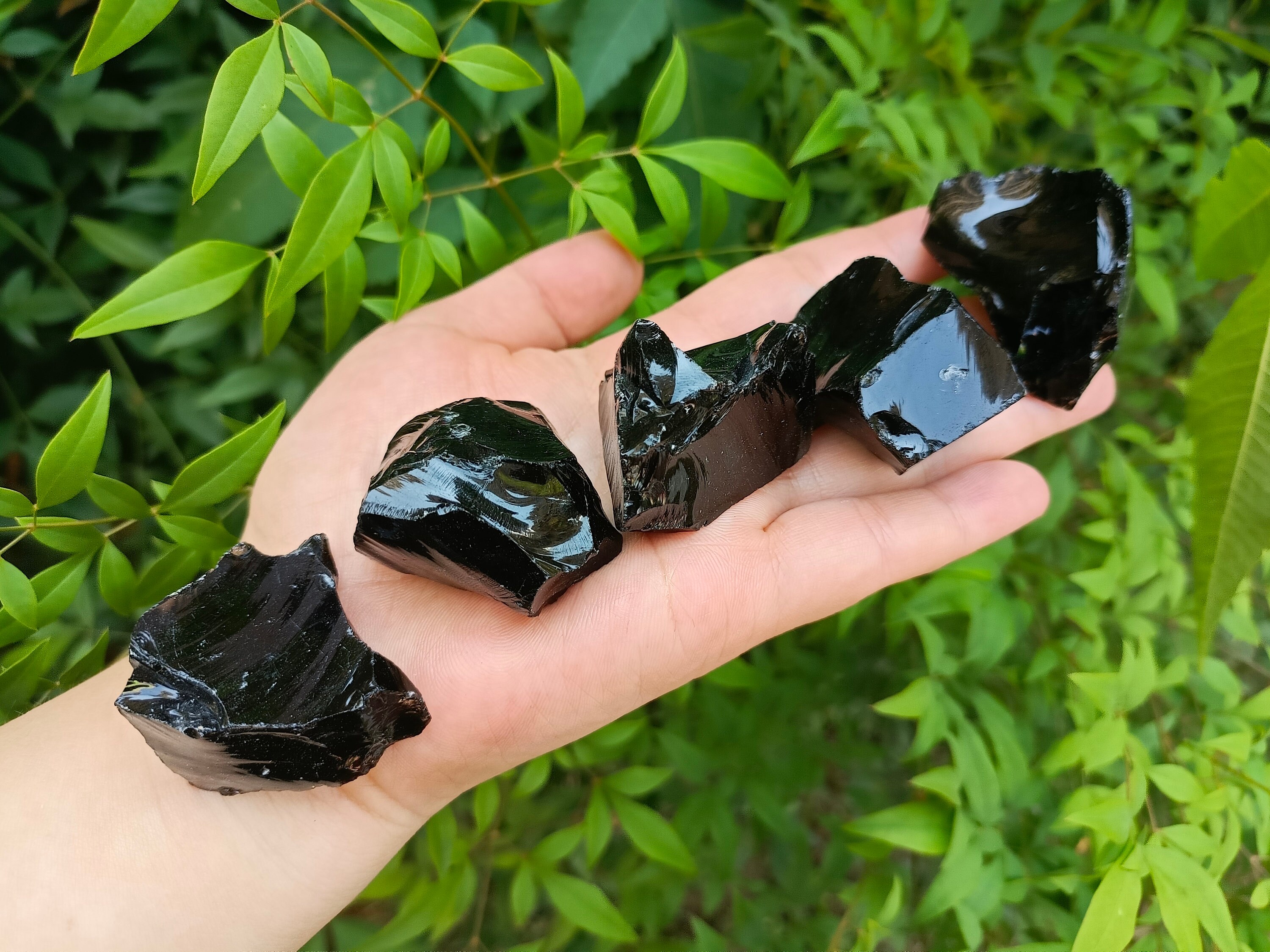 Raw Black Obsidian Chunk 30-50mm - Etsy