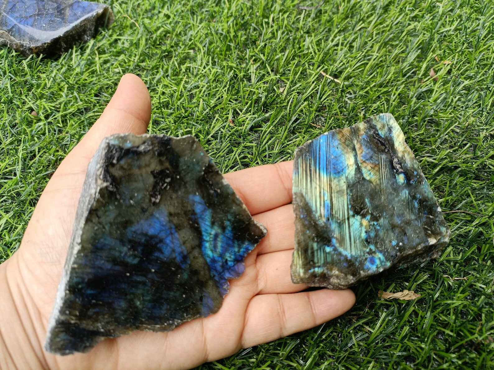 Raw Labradorite Slab Healing Crystals and Stones | Etsy