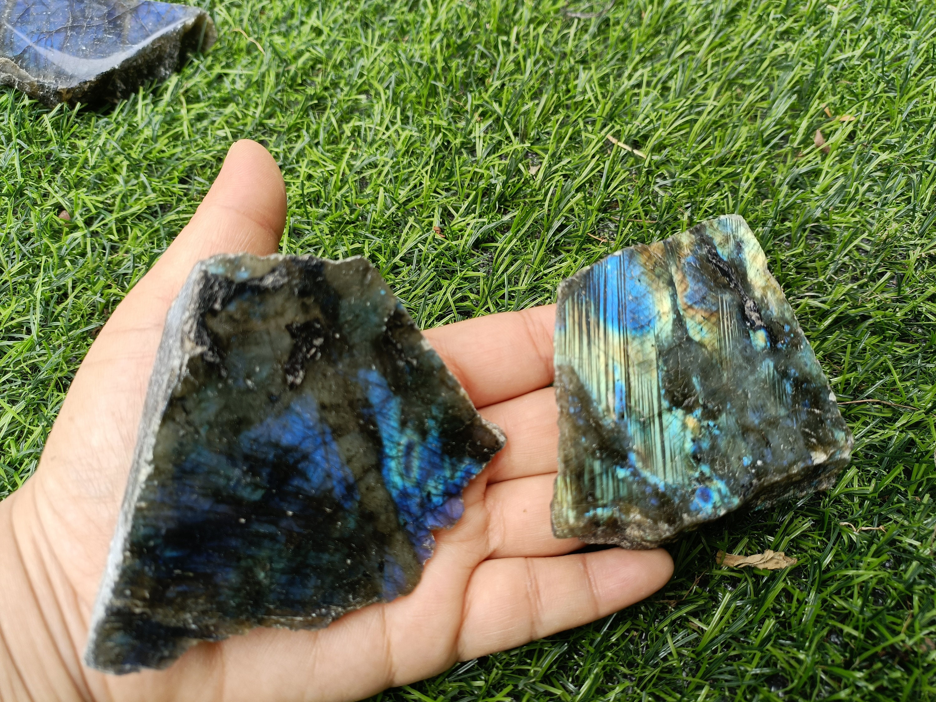 Raw Labradorite Slab Healing Crystals and Stones - Etsy