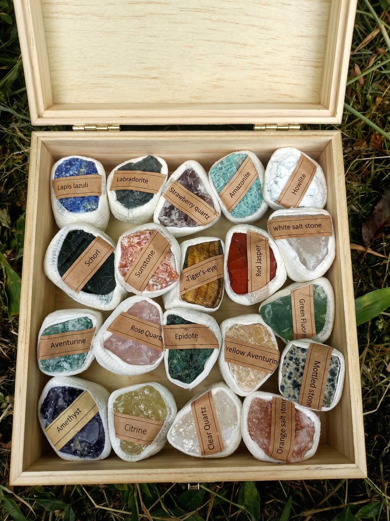 Large Raw Crystal Gift Box Set for Beginners Choose Quantity - Etsy