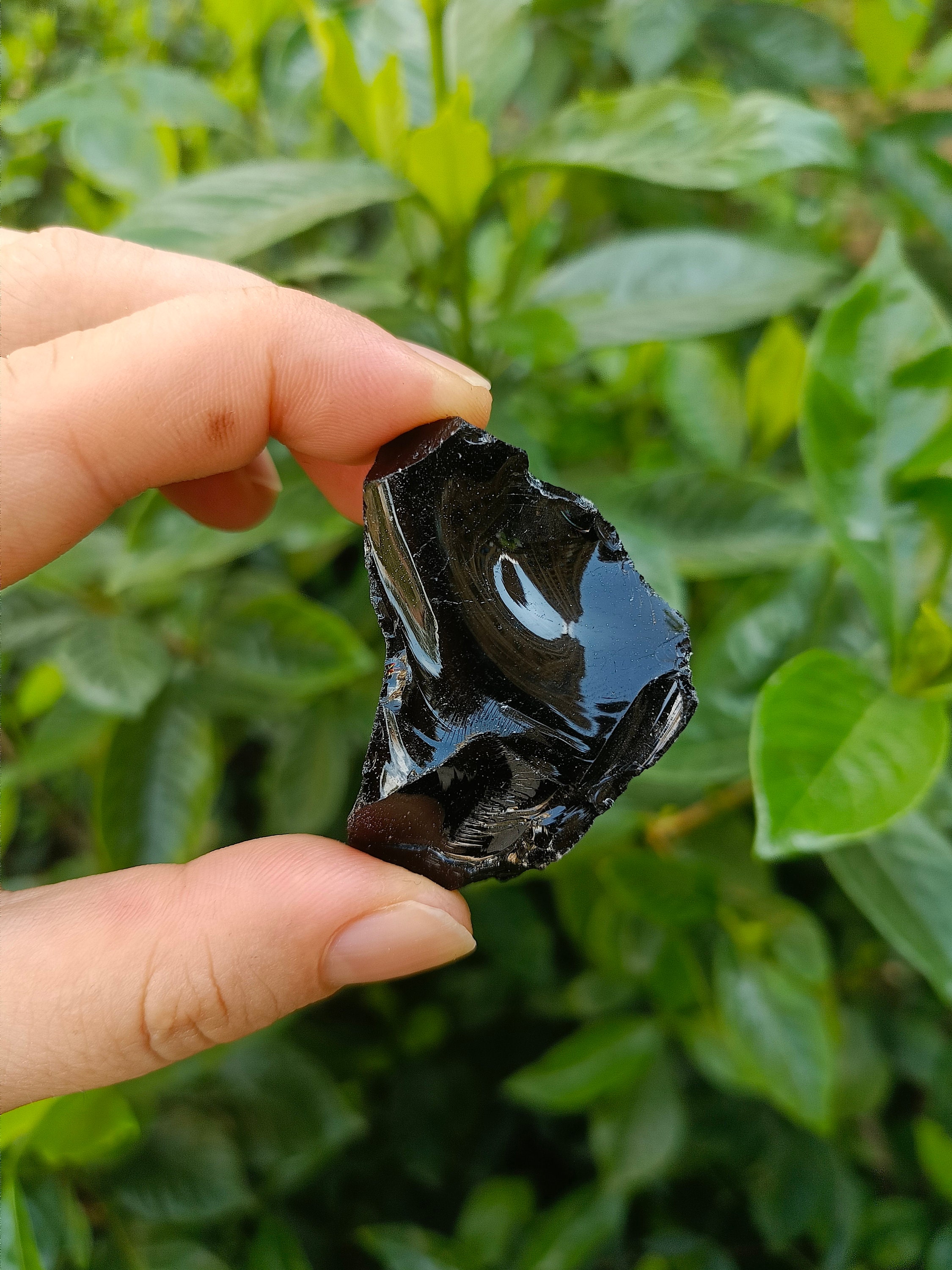 Raw Black Obsidian Chunk 30-50mm - Etsy