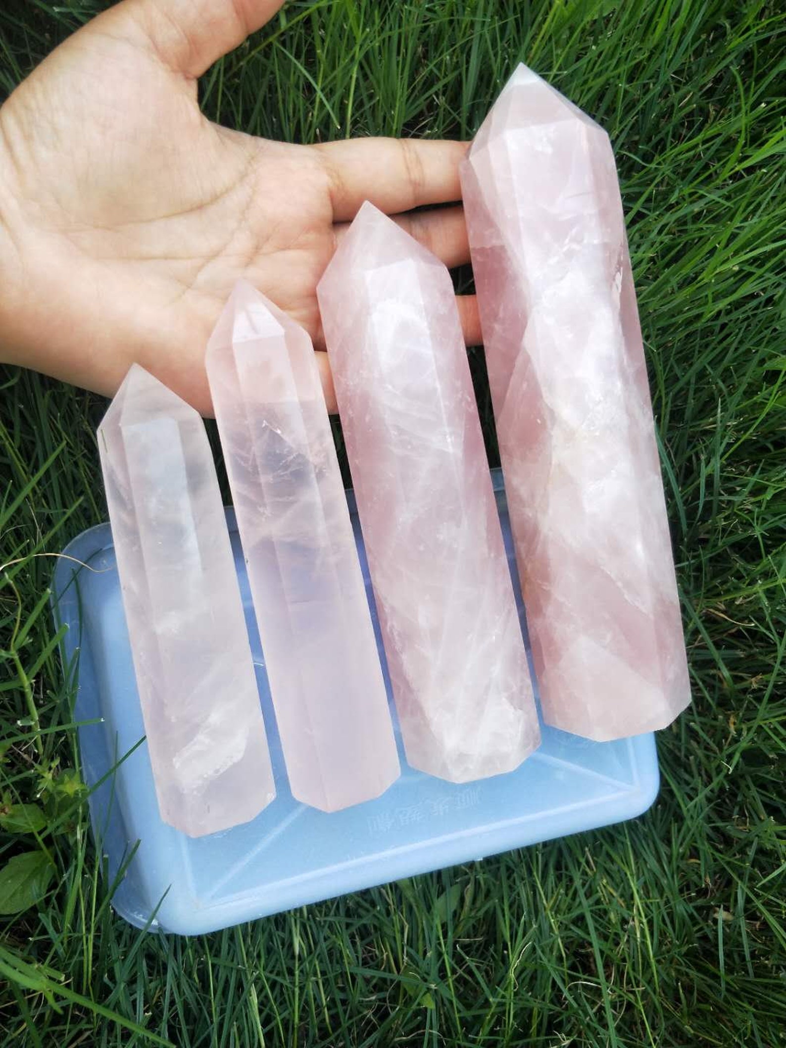 Rose Quartz Tower - Etsy
