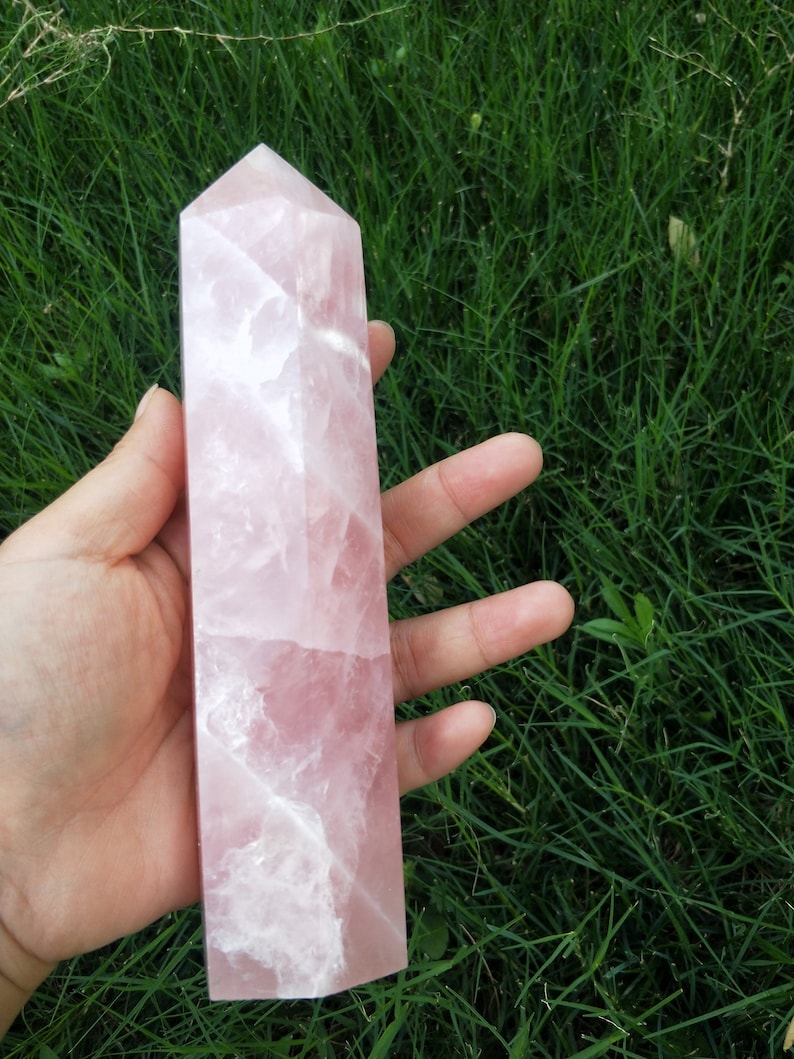 Rose Quartz Tower - Etsy