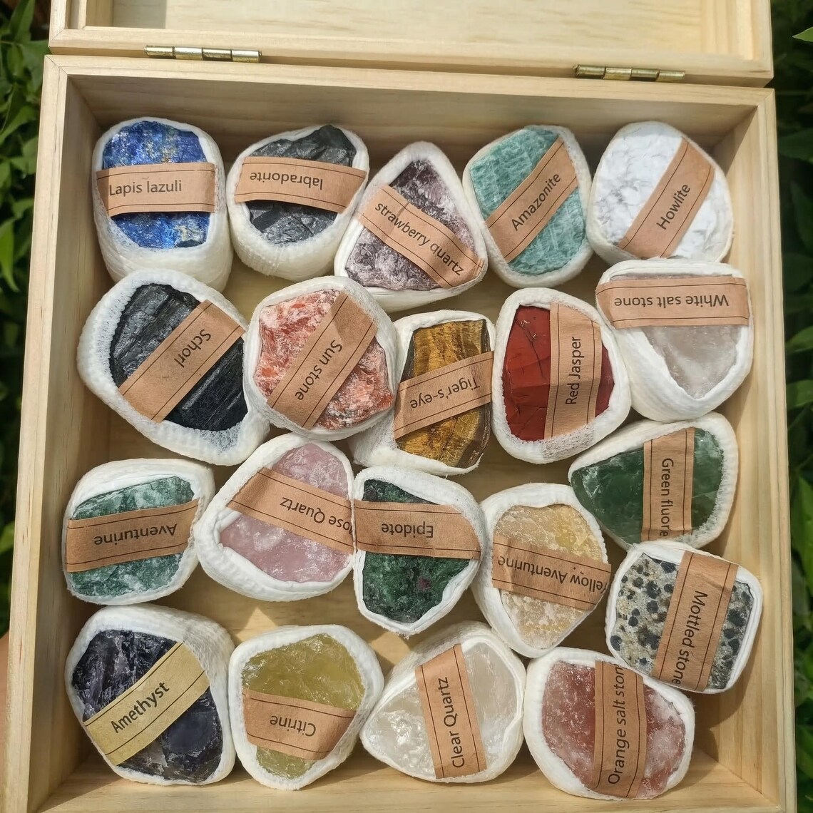 Large Raw Crystal Gift Box Set for Beginners Choose Quantity - Etsy