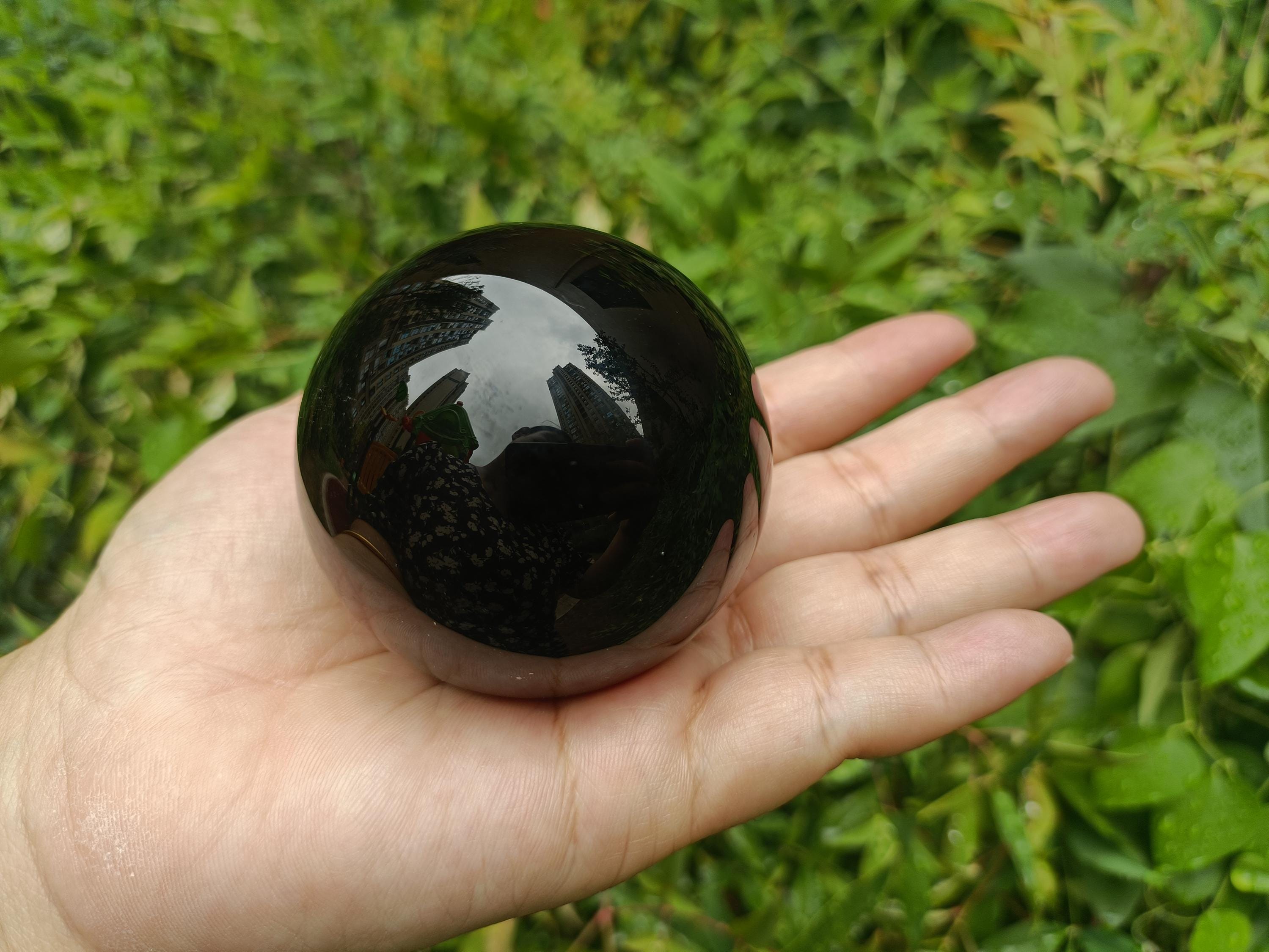 Black Obsidian Crystal Ball Sphere 60mm (2.36") - Etsy