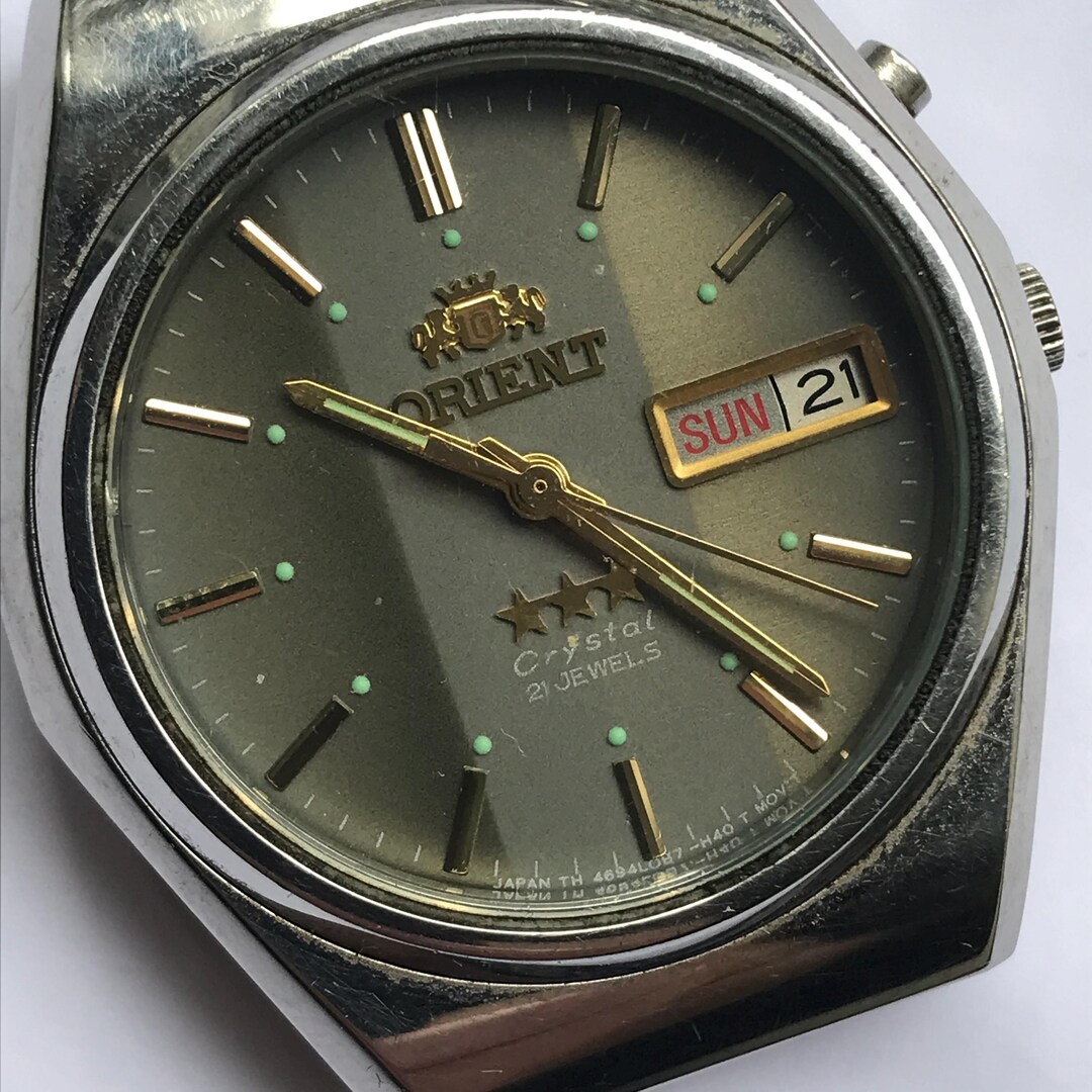 ORIENT 3 Stars Watch, AUTOMATIC Watch, Caliber 46943, Men's Watch - Etsy
