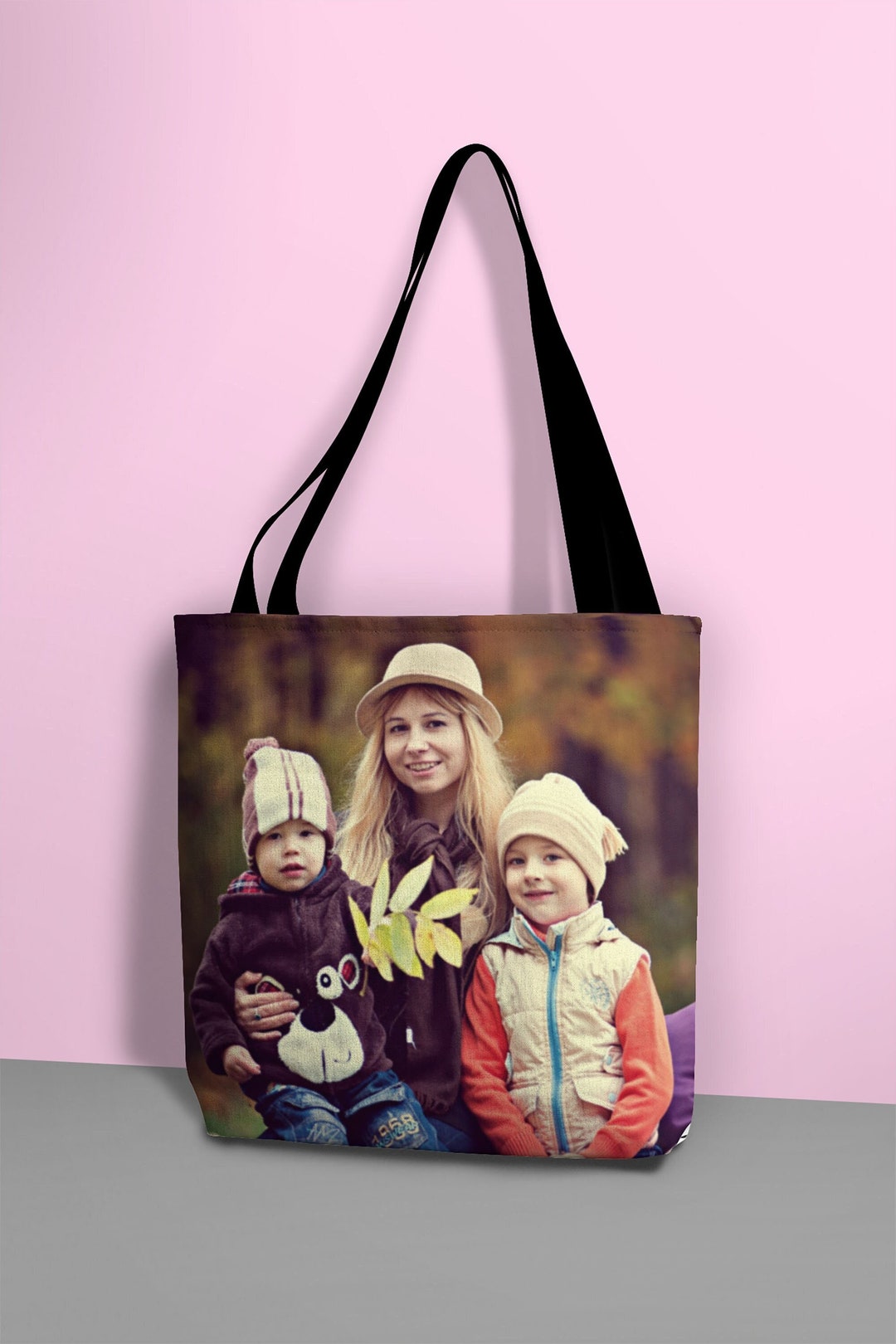 Custom Photo Personalized Tote Bag Photo Gifts Your Photo on a Tote ...