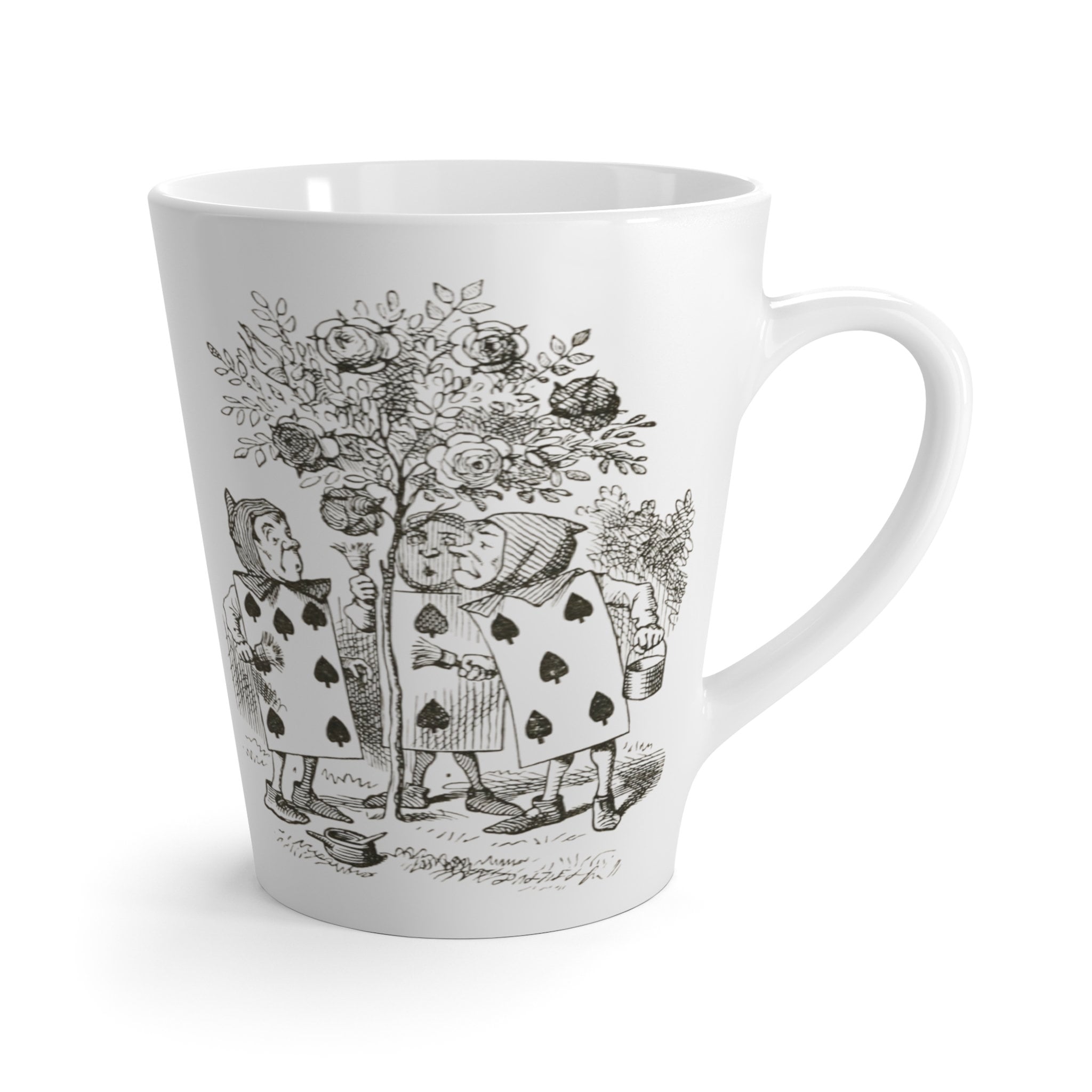 Vintage Alice in Wonderland Vintage Illustration Coffee Latte Mug ...