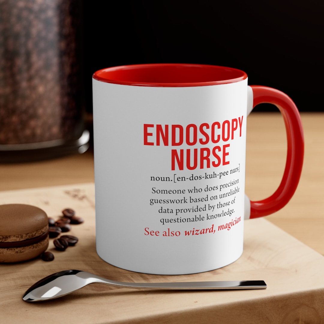 Funny Endoscopy Nurse Definition Quote Christmas Birthday Mug Gift ...