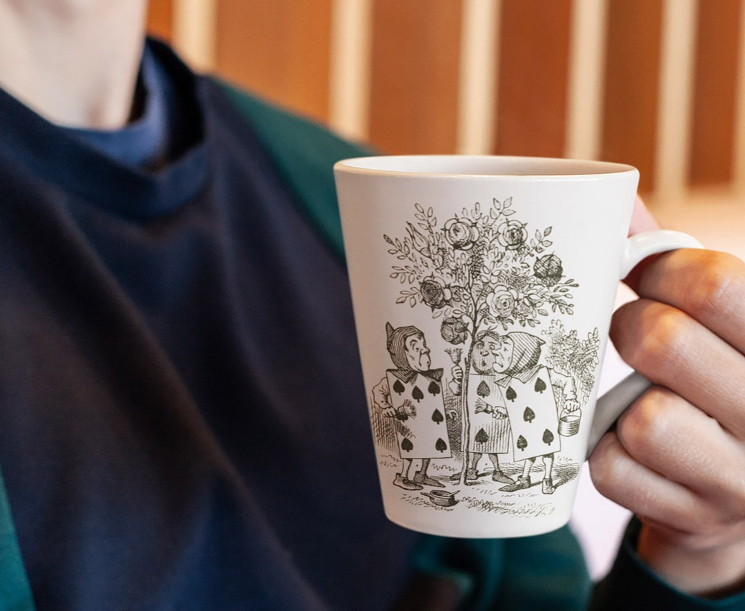 Vintage Alice in Wonderland Vintage Illustration Coffee Latte Mug ...