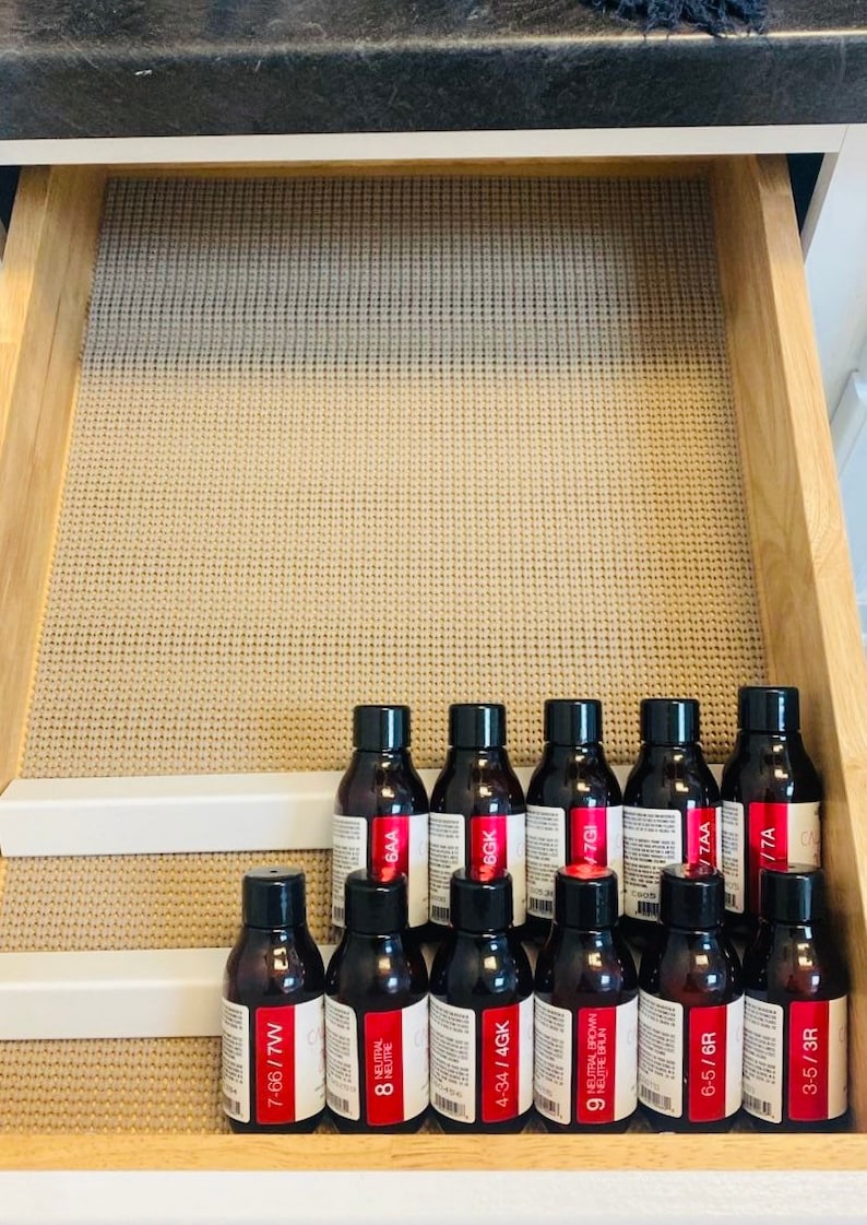Hair Color Tube Organizer, Salon Drawer Storage, Hair Dye Bottle Insert ...