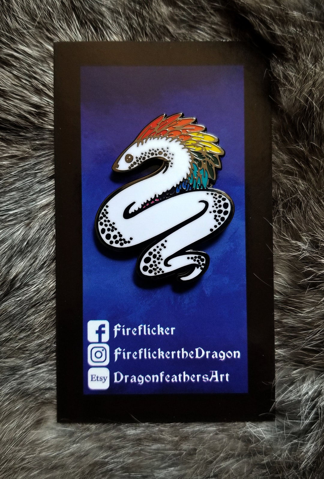 Quetzalcoatl Dragon Enamel Pin - Etsy