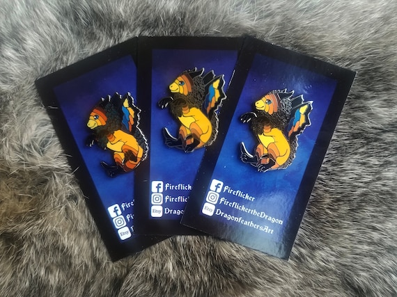 Fireflicker Enamel Pin | Etsy