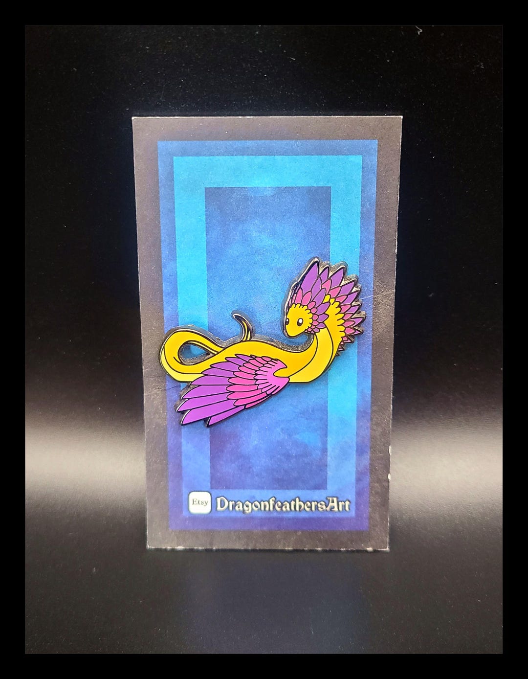 Amphithere Dragon Enamel Pin - Etsy