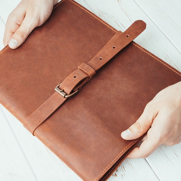 Leather Portfolio - Etsy