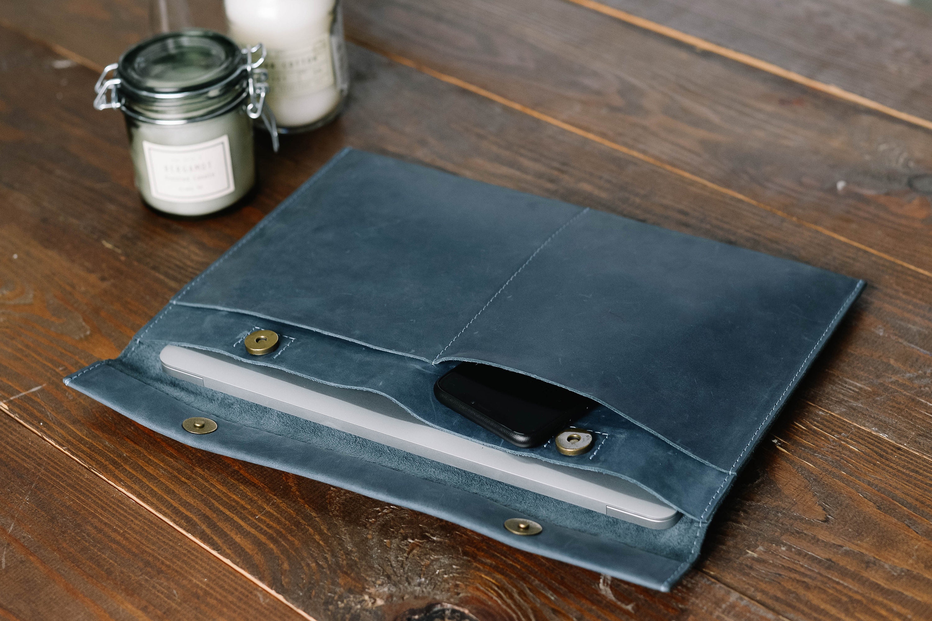 Handmade Leather Folder Leather Document Holder Folder Case - Etsy