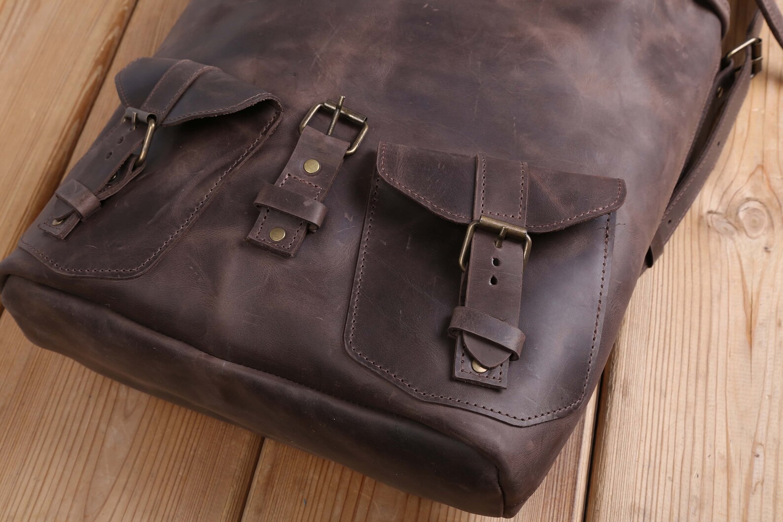 Leather Backpack Brown Leather Backpack Laptop Bag Leather - Etsy