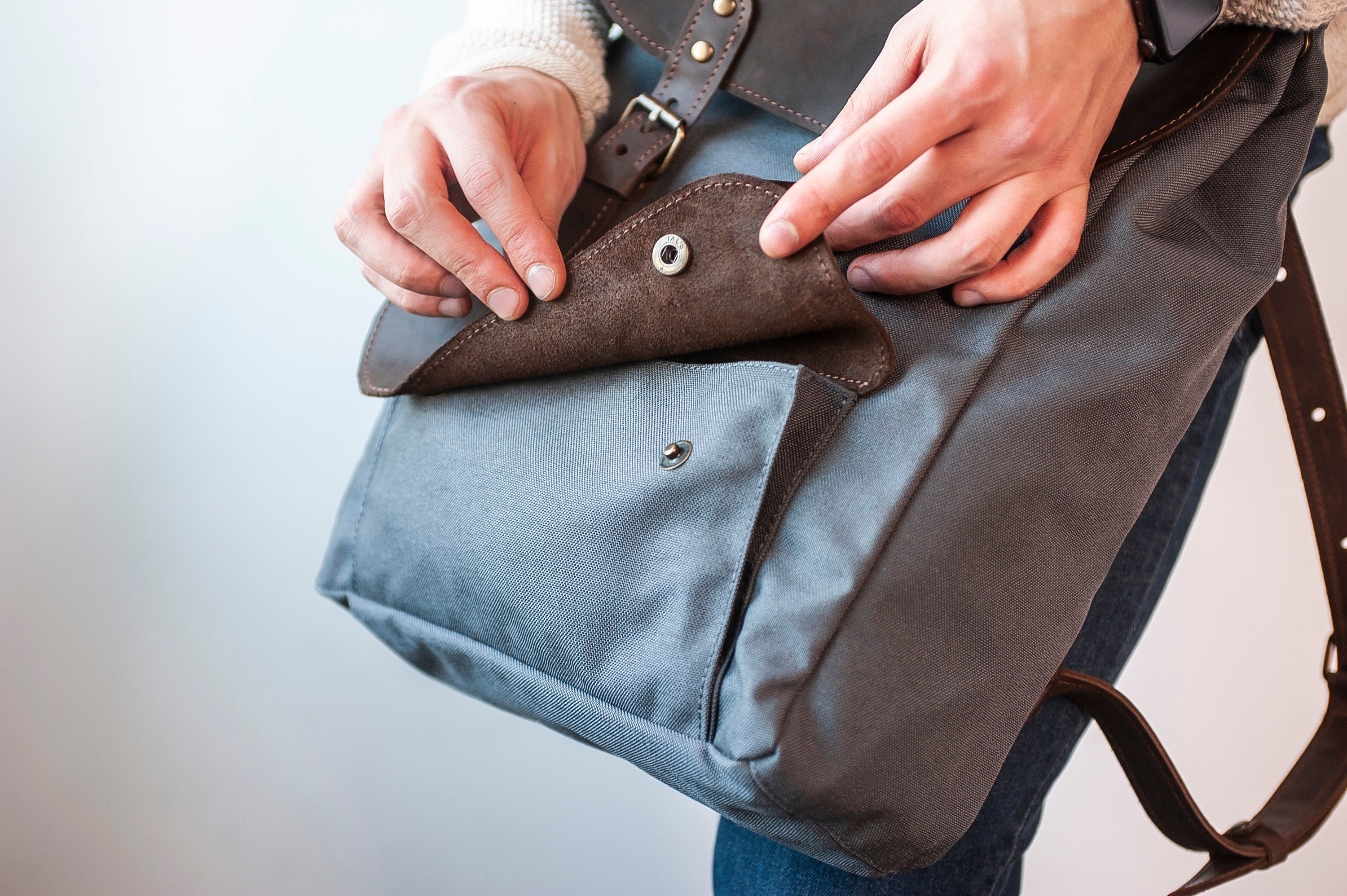 Backpack Travel,canvas Backpack,hiking Backpack,leather Laptop Bag,men ...