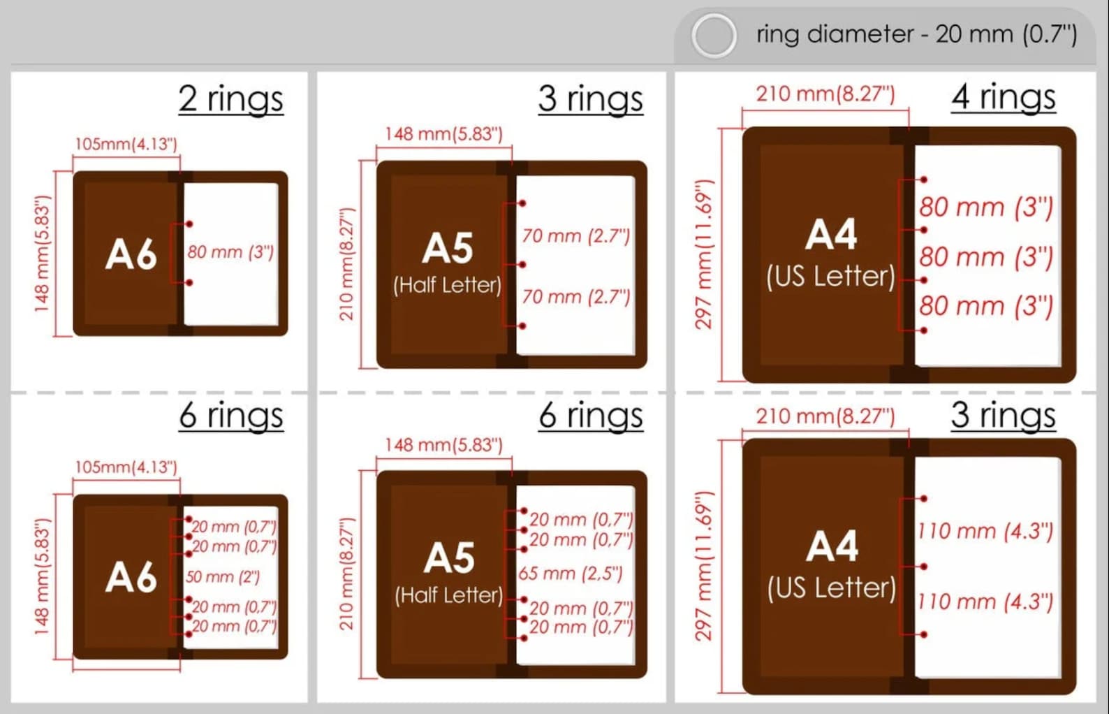 3 Ring Binder Portfolio Leather Binder A4 Personalized 3 - Etsy