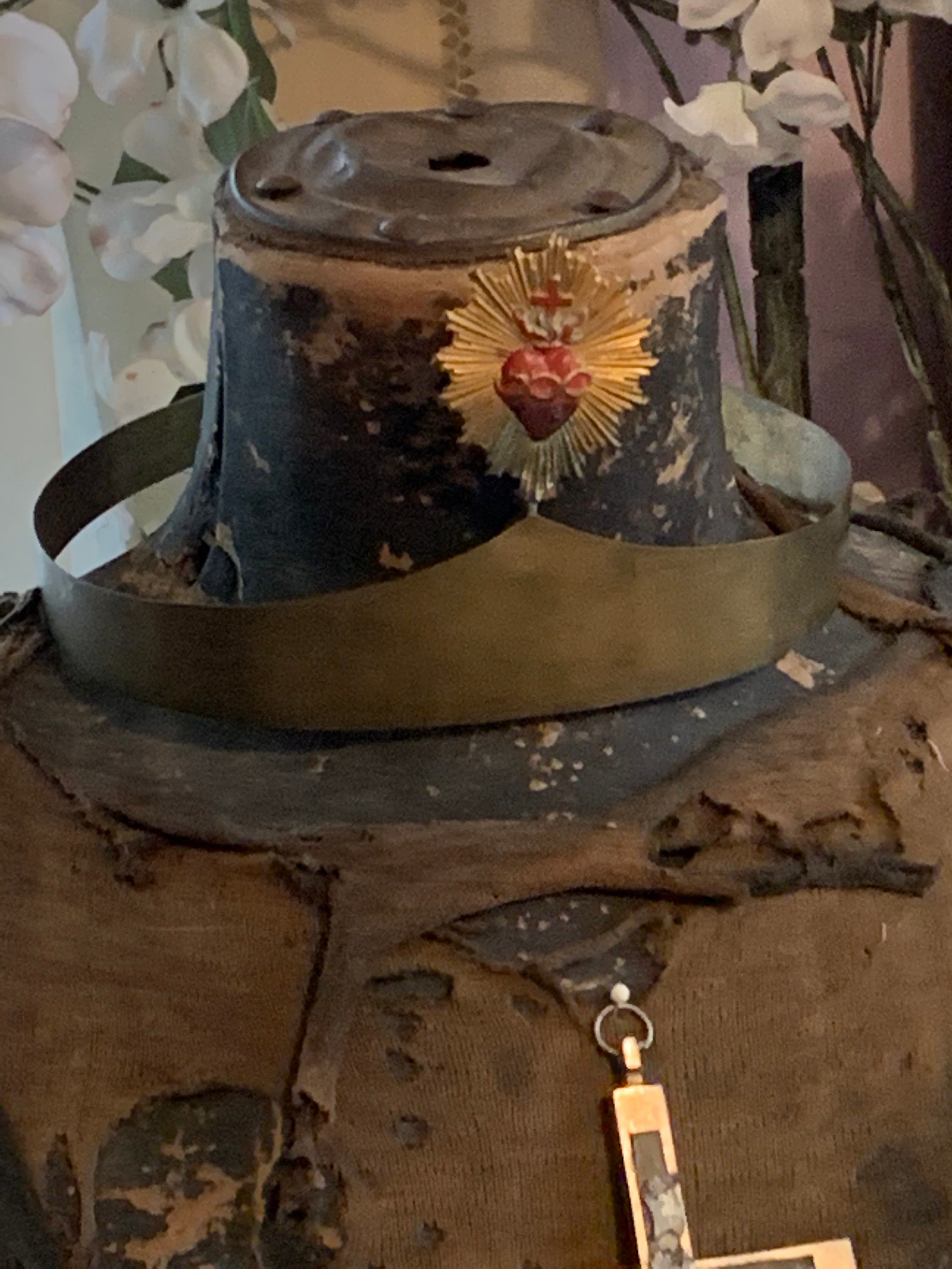 Antique French Sacred Heart Crown Diadem - Etsy
