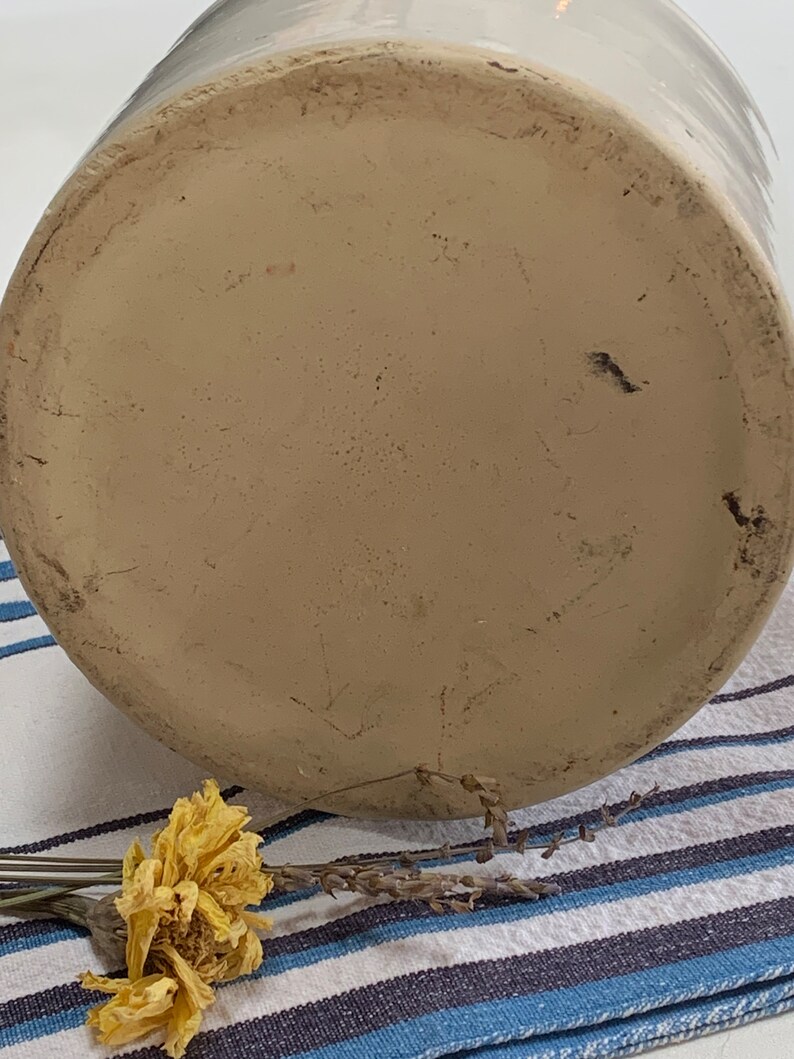 Antique Western Stoneware Crock W/metal Handle - Etsy