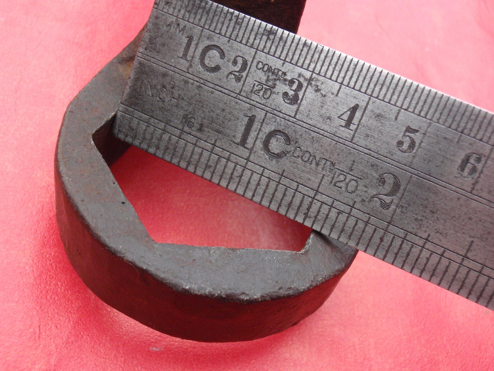 14" Big Rusty Spanner Octagonal Eight Side Carriage Spanner 2 3/4 ...
