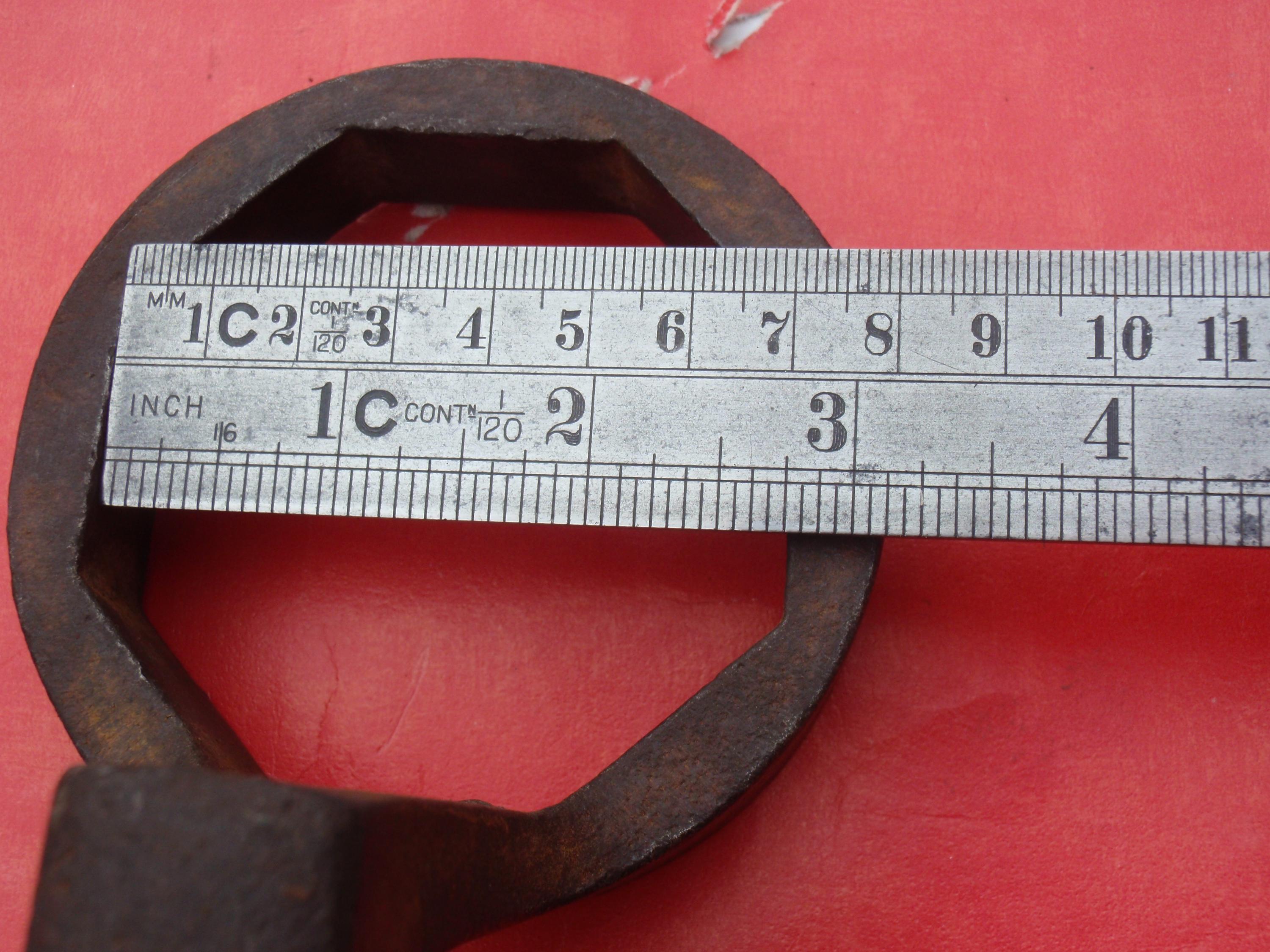 14" Big Rusty Spanner Octagonal Eight Side Carriage Spanner 2 3/4 ...
