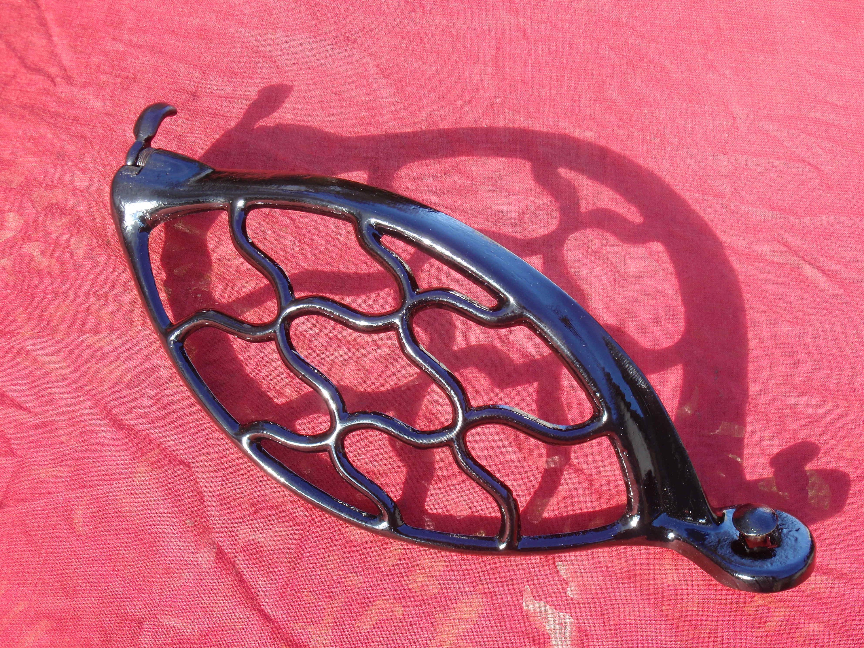 Singer Treadle Sewing Machine Table Base Dress Guard and Belt Shifter ...