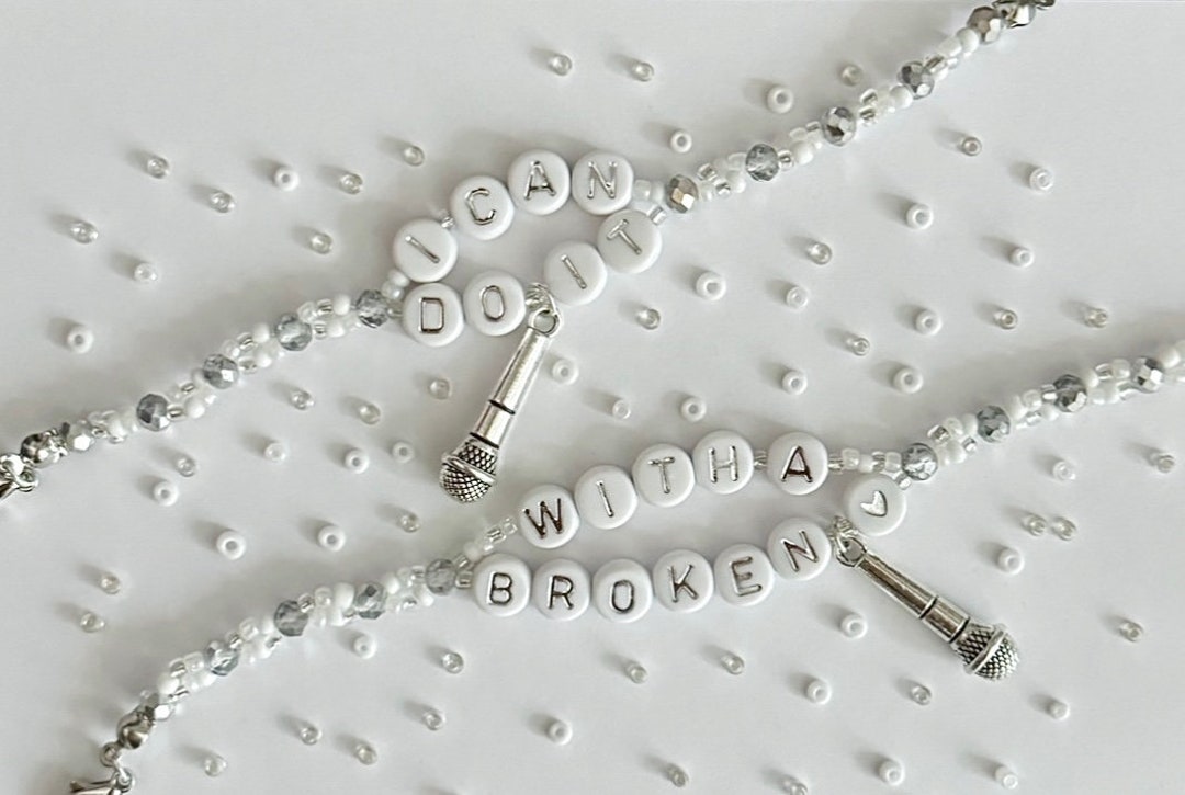 I Can Do It With A Broken Heart Friendship Bracelet - Etsy