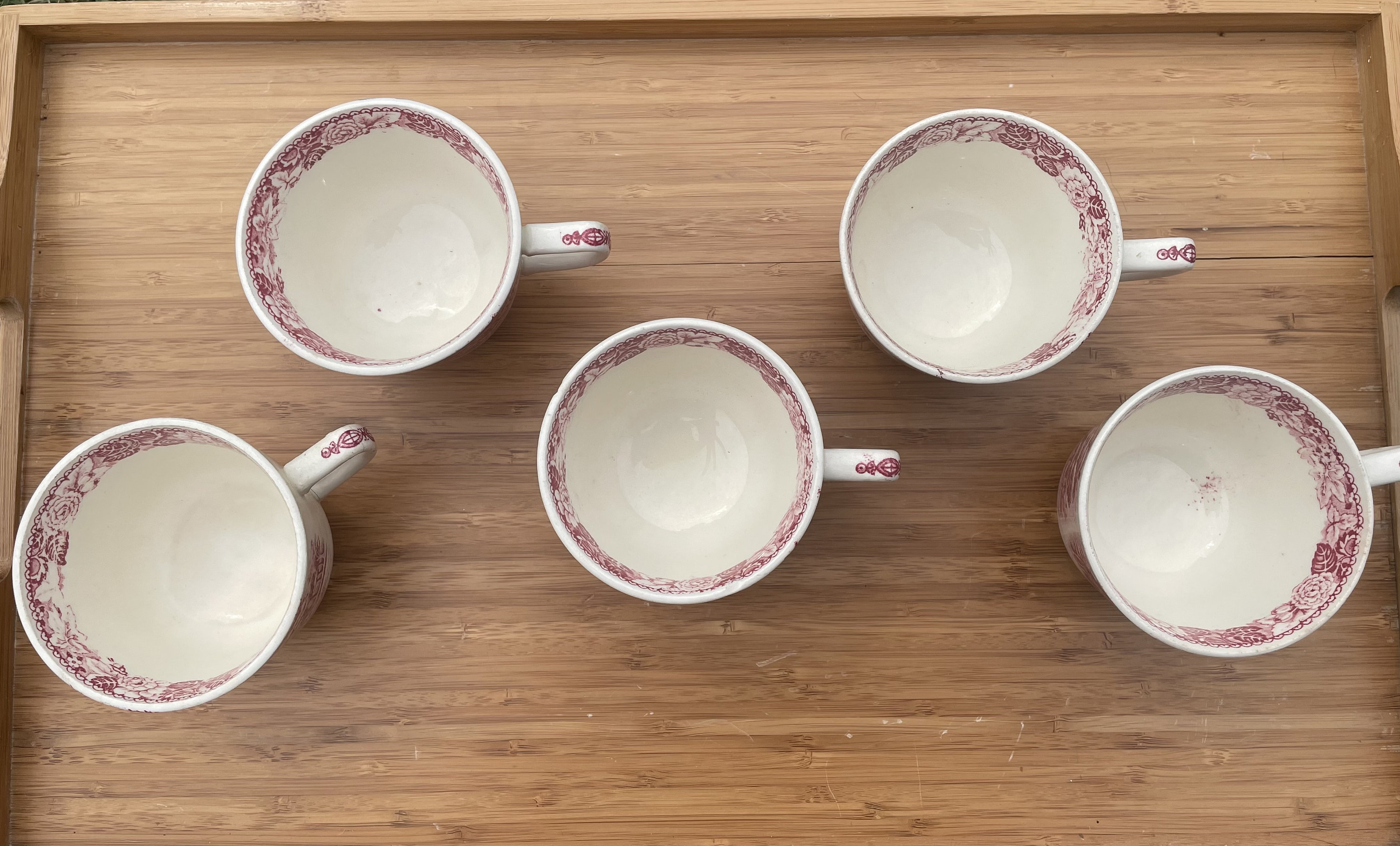 Historical America Toile Vintage Tea Cups - Etsy