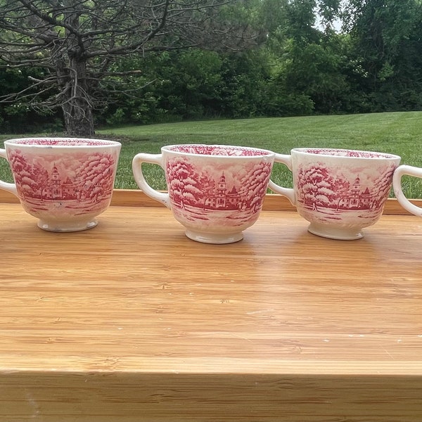 Red Tea Cups - Etsy