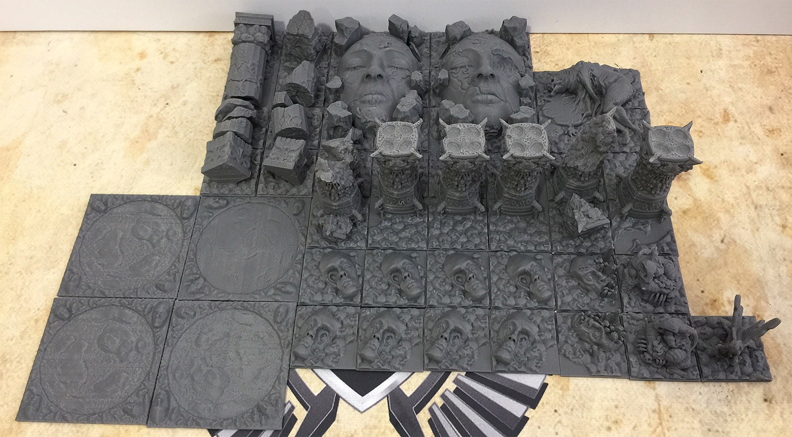 Kingdom Death Monster Compatible Terrain Set - 3D Printed | Death ...