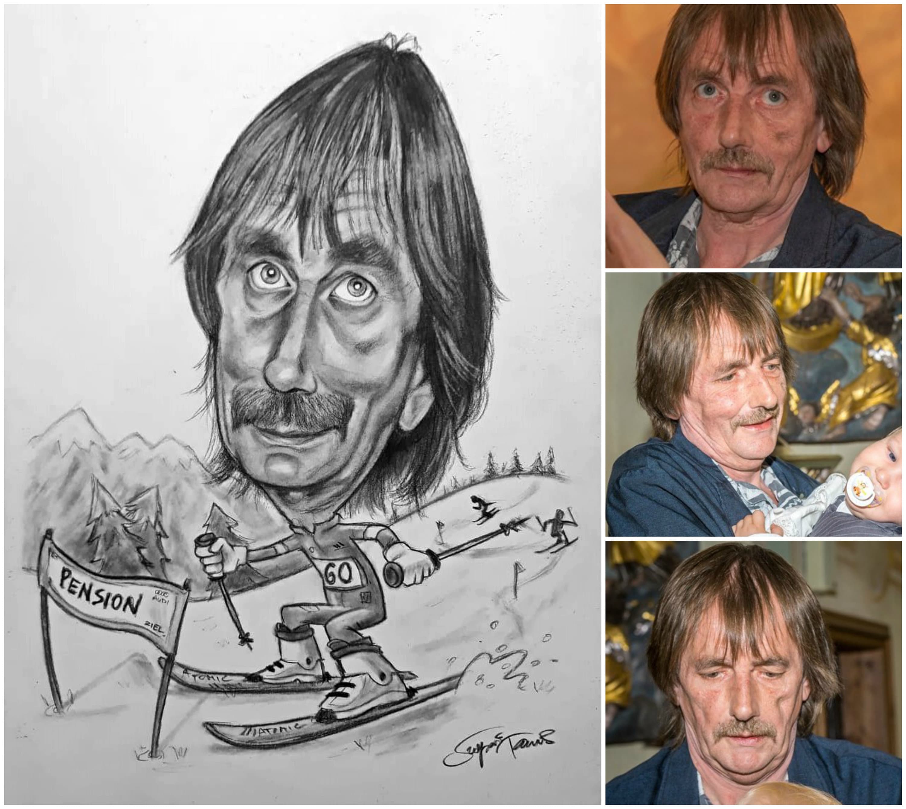Really Similar/ Real Handmade Caricature From Photo on Paper/ Custom ...