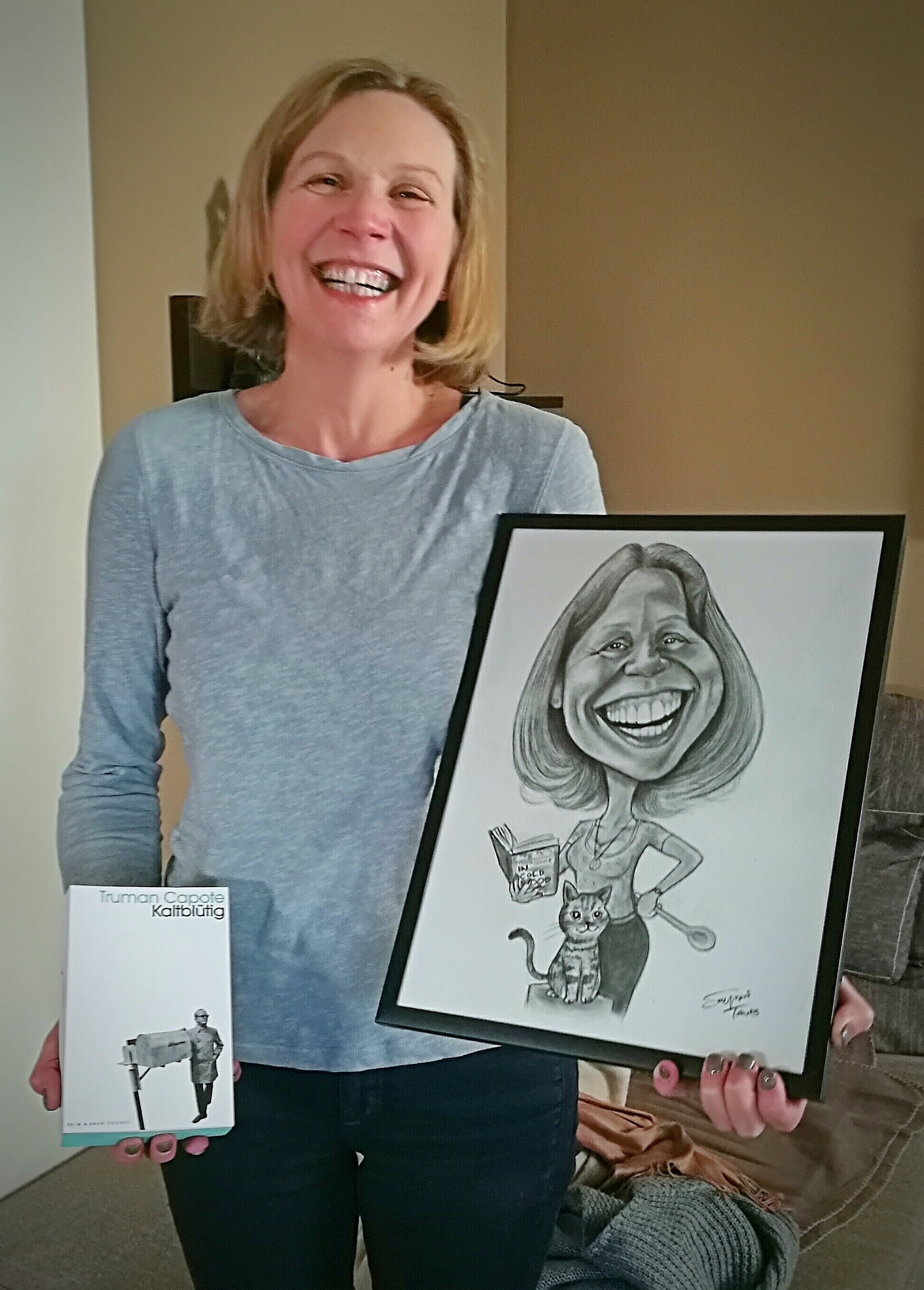 Really Similar/ Real Handmade Caricature From Photo on Paper/ Custom ...