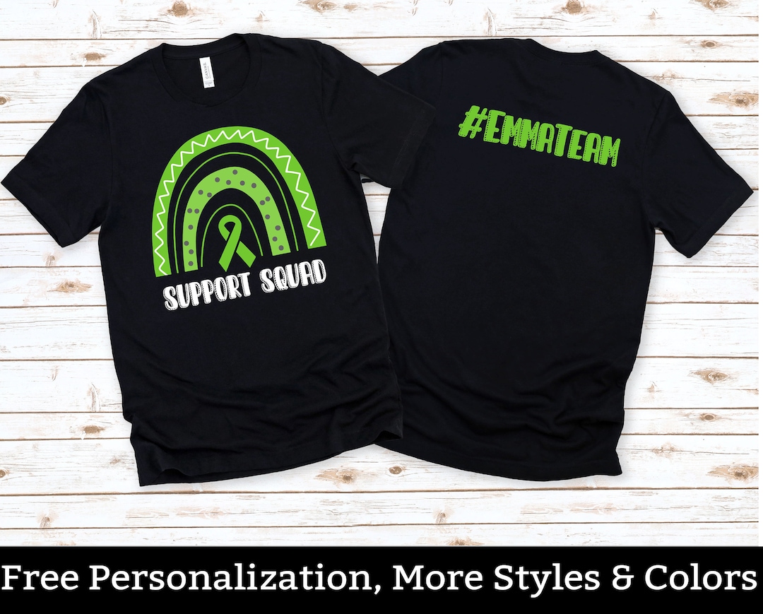 Custom Mental Health Awareness Shirt, Mental Health Support Squad Tee ...