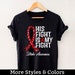 Stroke Awareness Shirt, His Fight is My Fight, Stroke Support Squad ...