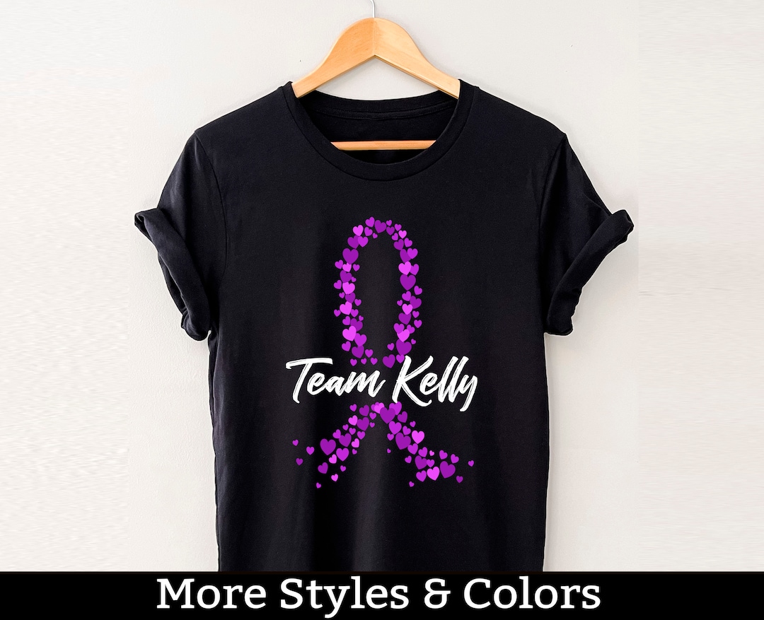 Personalized Pancreatic Cancer Awareness Shirt, Custom Cancer Team ...