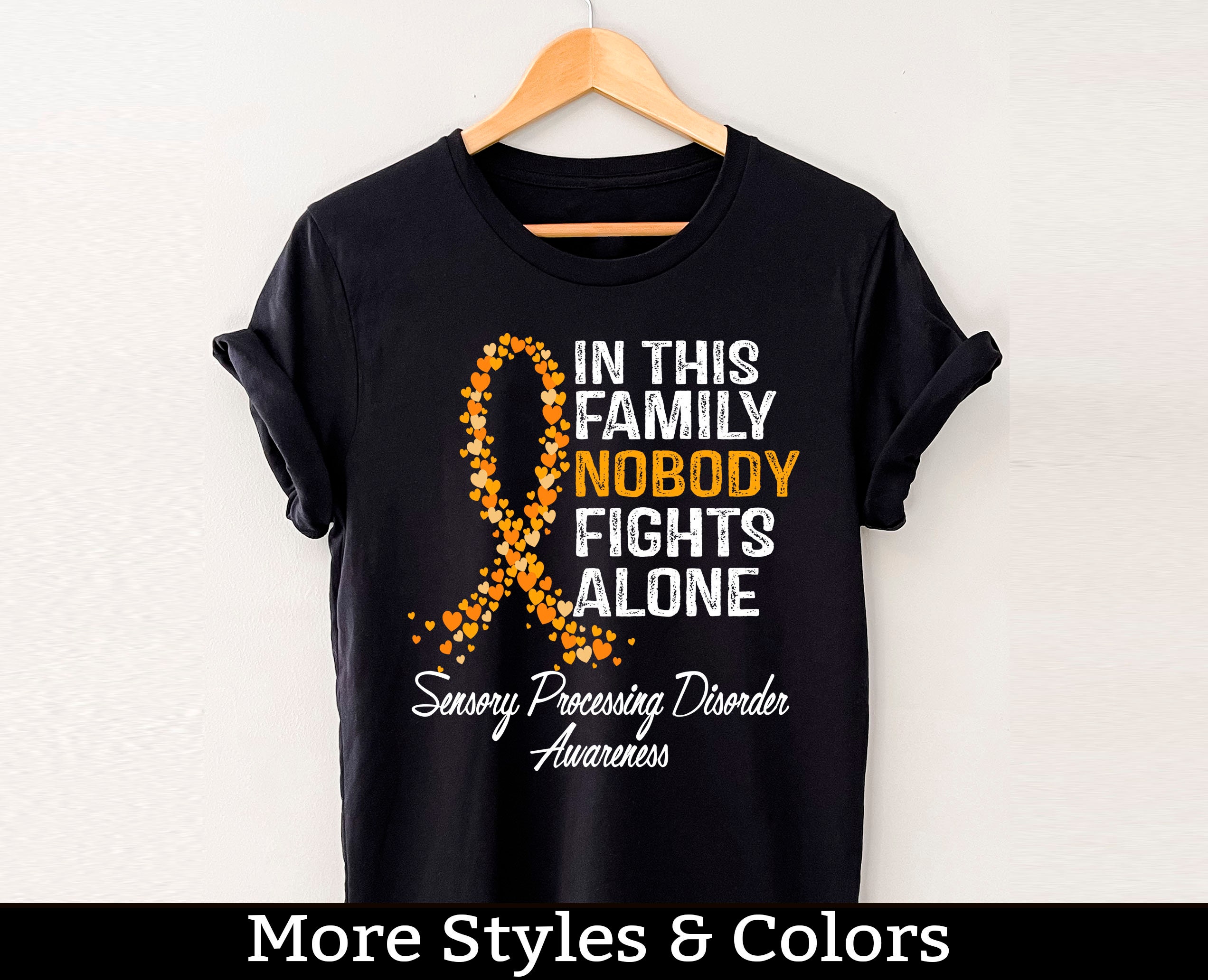 Sensory Processing Disorder Awareness Shirt, in This Family Nobody ...