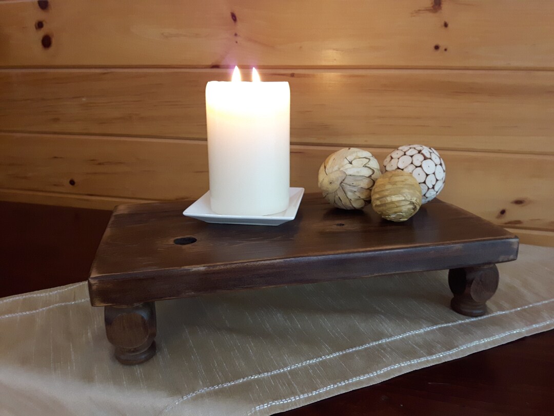 Primitive Riser/raised Tray/slab Riser/aged Look Tray/kitchen Riser ...