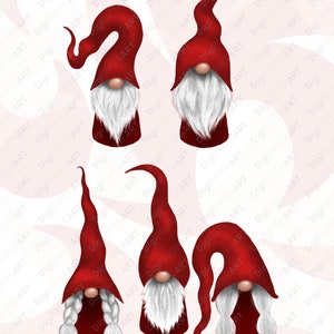 Scandinavian Christmas Gnomes Clipart Bundle, Nordic Gnomes Clip Art ...