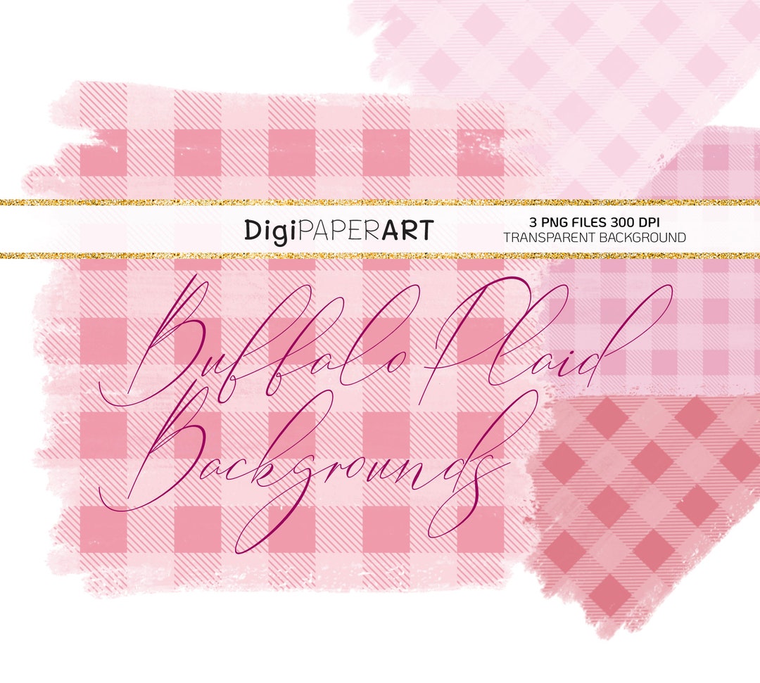 Pink Buffalo Plaid Distressed Background, Blush Pink Baby Shower ...