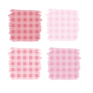 Pink Buffalo Plaid Distressed Background, Blush Pink Baby Shower ...