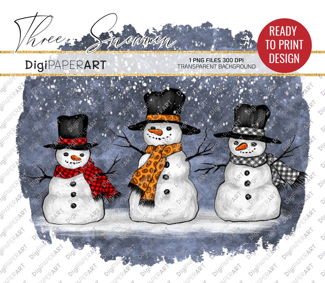 Snowman Christmas PNG, Sublimation Christmas Design, Leopard Red ...