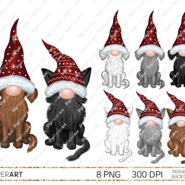 Gnome Cat - Etsy