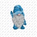 Christmas Gnome PNG, Scandinavian Blue Gnomes Clipart, Nordic Tomte ...