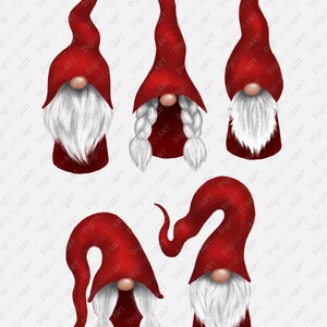 Scandinavian Gnome Clipart, Christmas Gnomes Clipart, Nordic Gnomes ...