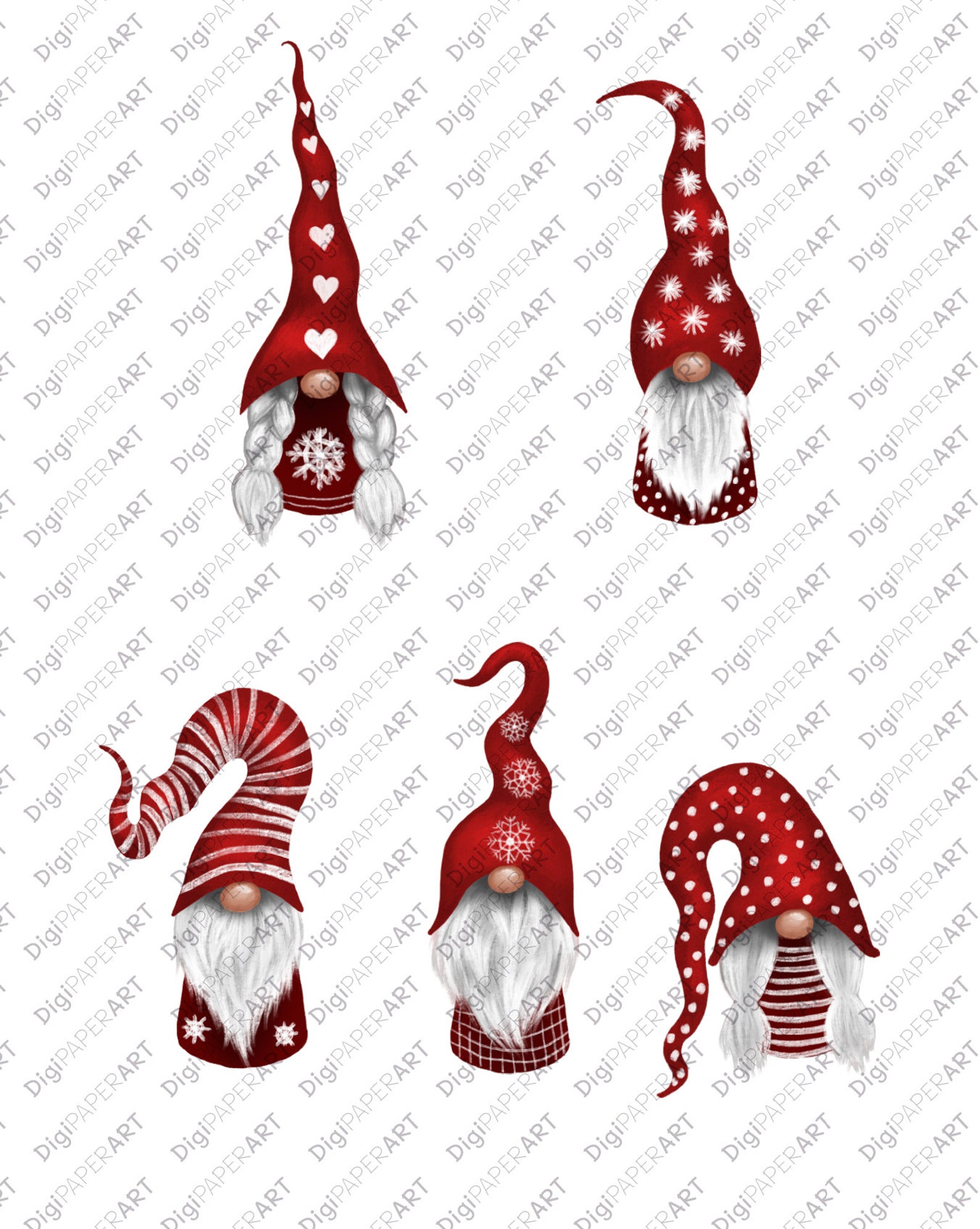 Christmas PNG Gnomes PNG Scandinavian Gnome Clipart Nordic - Etsy