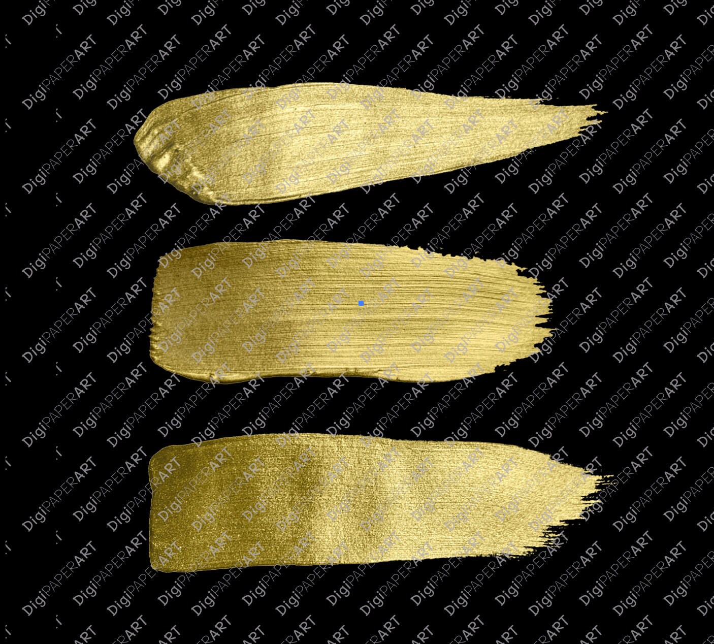 Brushstrokes Clipart Bundle Gold Glitter Brush Stroke Black | Etsy