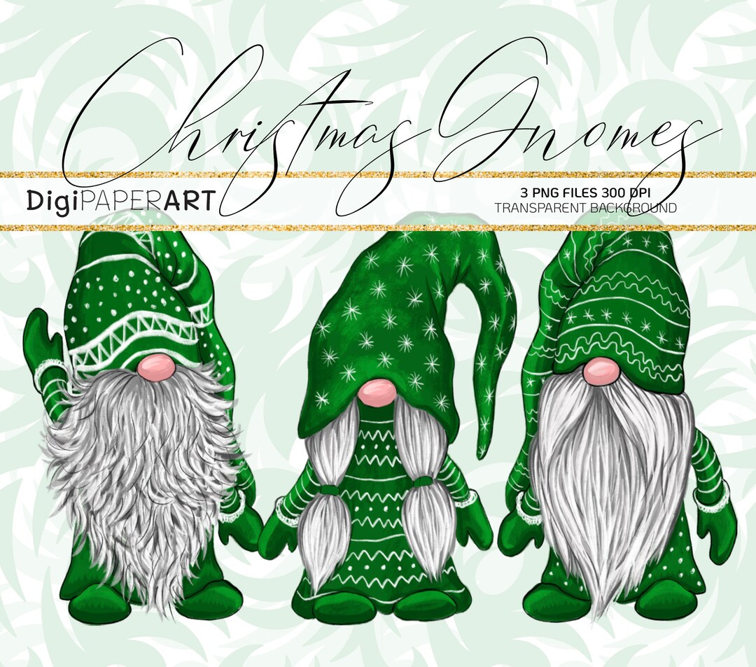 Christmas Gnome PNG, Scandinavian Gnomes Clipart, Nordic Gnomes Clip ...