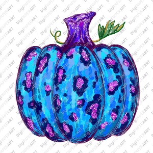 Pumpkin Png Bundle, Fall PNG Printable, Leopard Pumpkin Sublimation ...